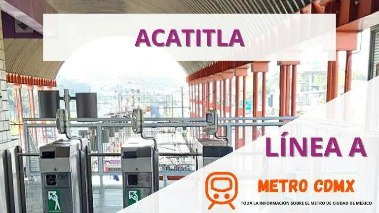 Metro Acatitla: Salidas y lugares de interés
