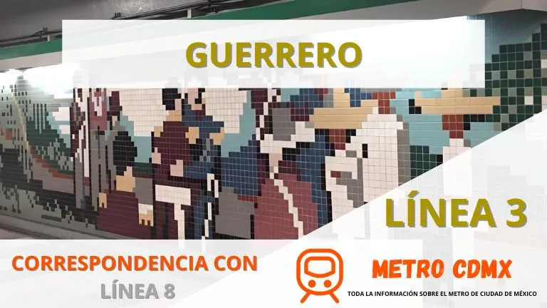 Metro Guerrero CDMX - Líneas 3 y B | Horarios