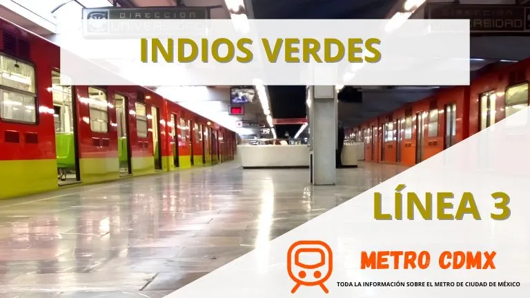 Metro Indios Verdes CDMX - Línea 3 | Horarios y Conexiones